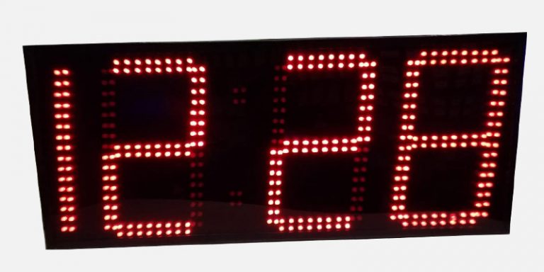 Jumbo LED Clocks | Divine Cirkits & Components | Display | Digital ...